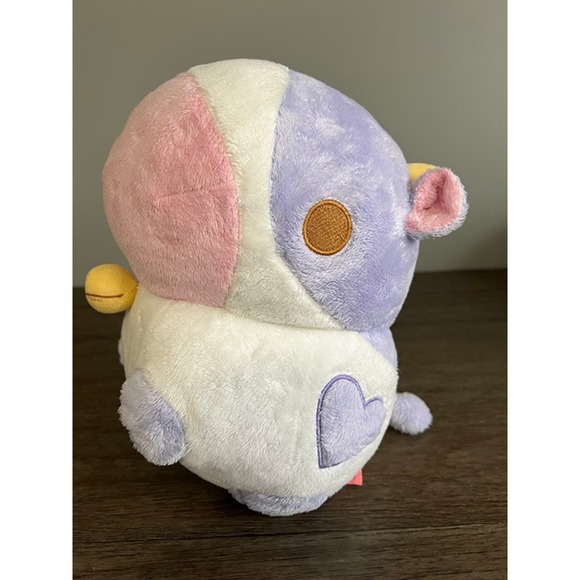 PuffPals | Toys | Puffpals Buster The Pink Purple Cow With Hearts Plush ...
